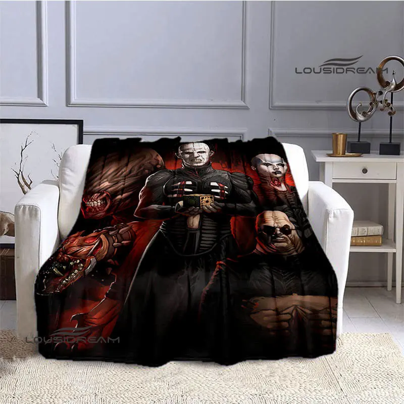 hellraiser horror movie printed blanket thin blanket flannel soft cozy ...