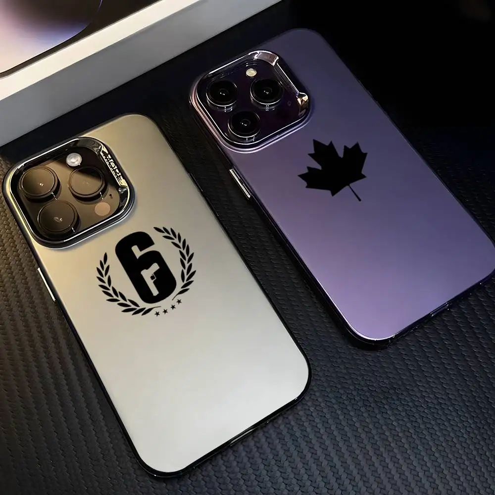 Game Rainbow S-Six S-Siege Phone Case For iPhone 16 15 14 13 12 11 Plus ...