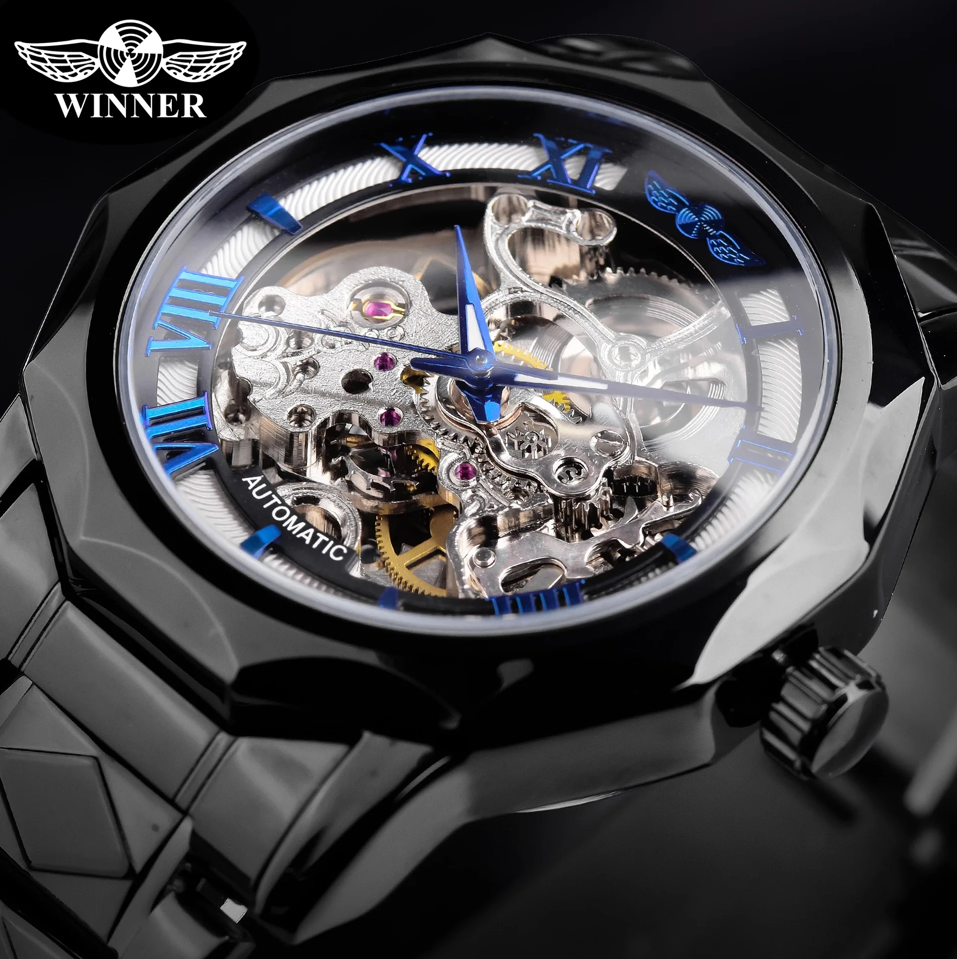WINNER-Brand-Luxury-Gold-Skeleton-Automatic-Watch-Men-Luminous-Pointers ...