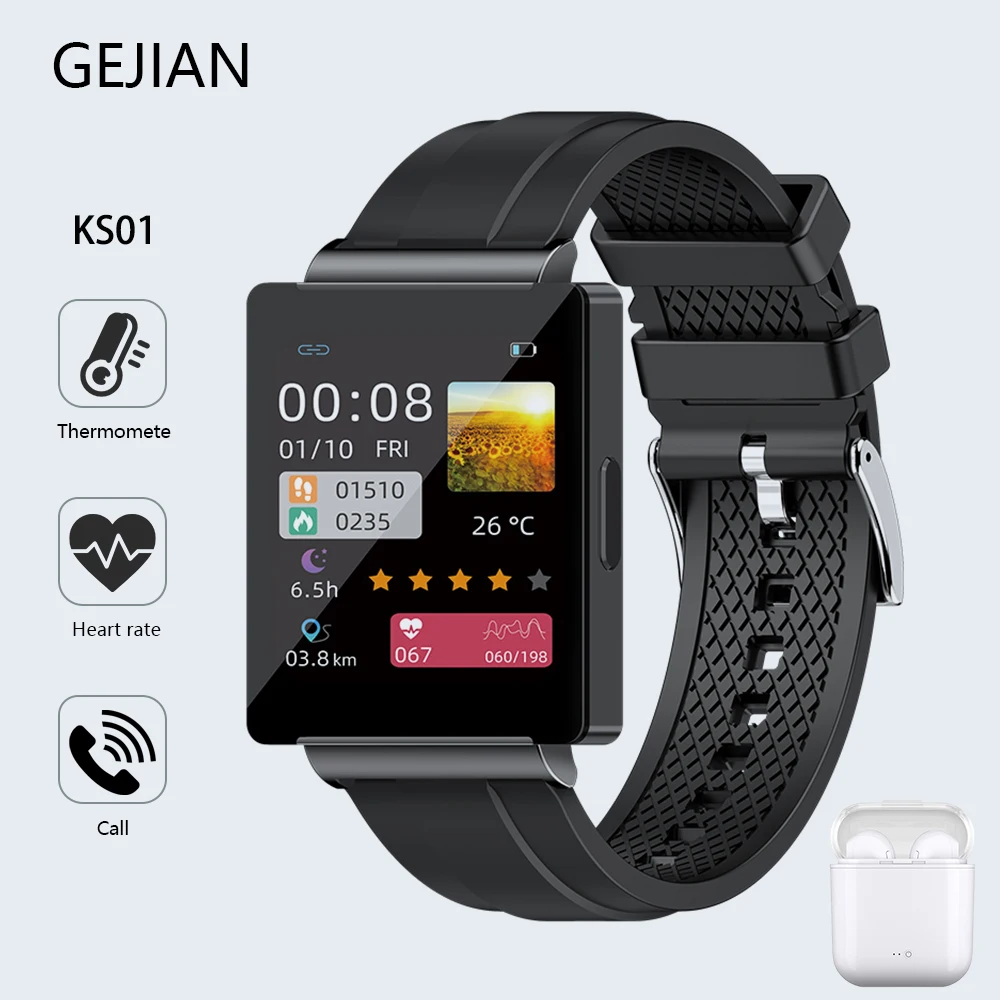 GEJIAN NFC Smart Watch Door Access Control Unlocking Smartwatch Men ...