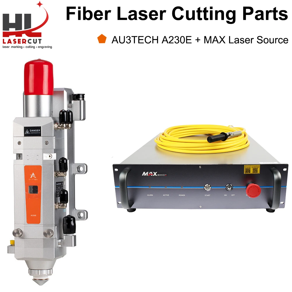 0-3KW-AU3TECH-A230E-CL100-FL125-Autofocus-Fiber-Laser-Cutting-Head-and ...