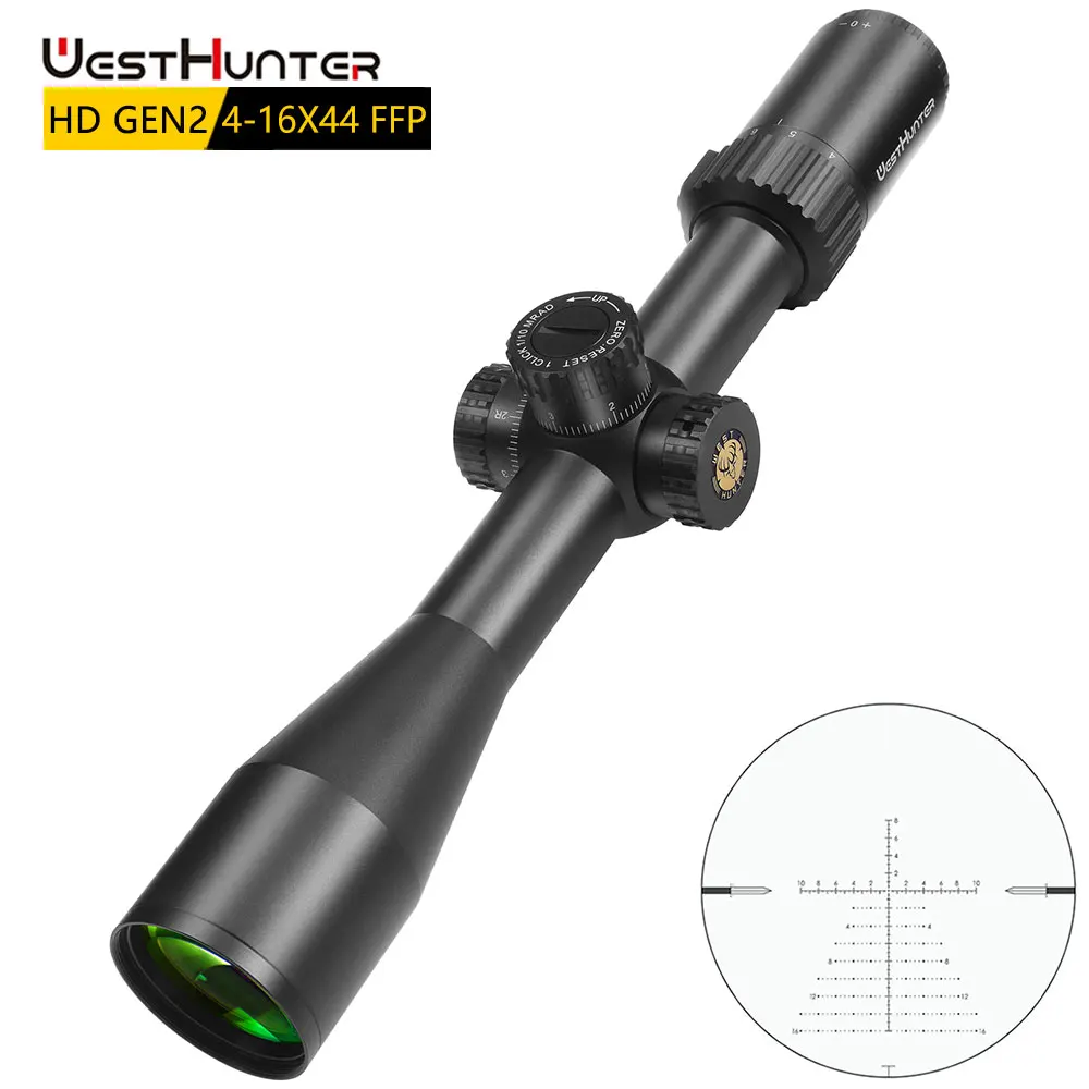 WestHunter-Hunting-Scope-com-o-primeiro-avi-o-focal-Tactical-Riflescope ...