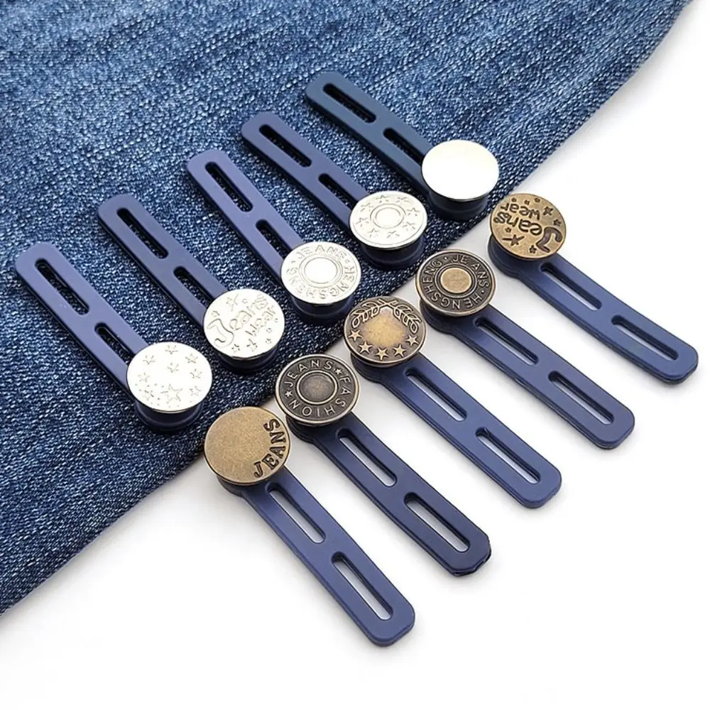 6Pcs-Sewing-Buttons-Adjustable-Jeans-Retractable-Button-Metal-Pants ...
