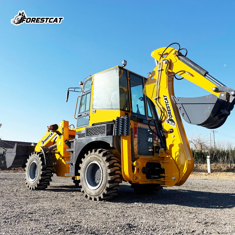 Hot Selling Multipurpose Machinery Small Backhoe Loader Compact 1 Ton ...