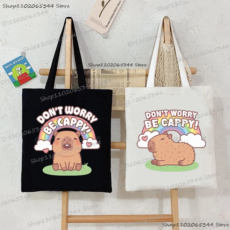 Don't Worry Be Cappy Capybara Fashion Women's Commuter Bag Cartoon ...