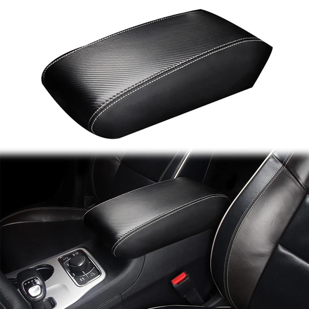 Armrest Pad Cover for Jeep Grand Cherokee 2011-2023 Center Console Arm ...