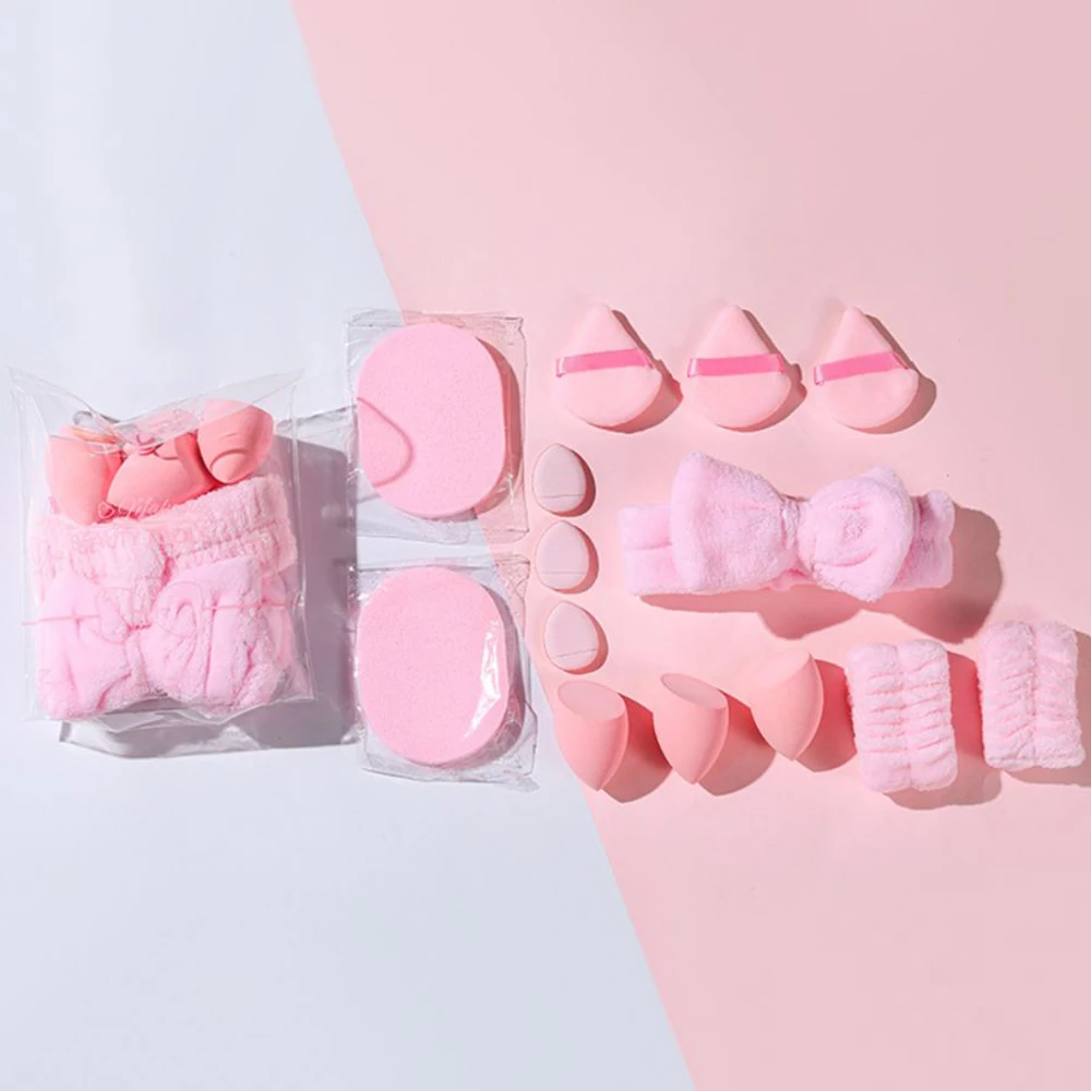 14pcs-in-1-Set-Face-Makeup-Tool-Kit-Facial-Washing-Accessories-Face ...