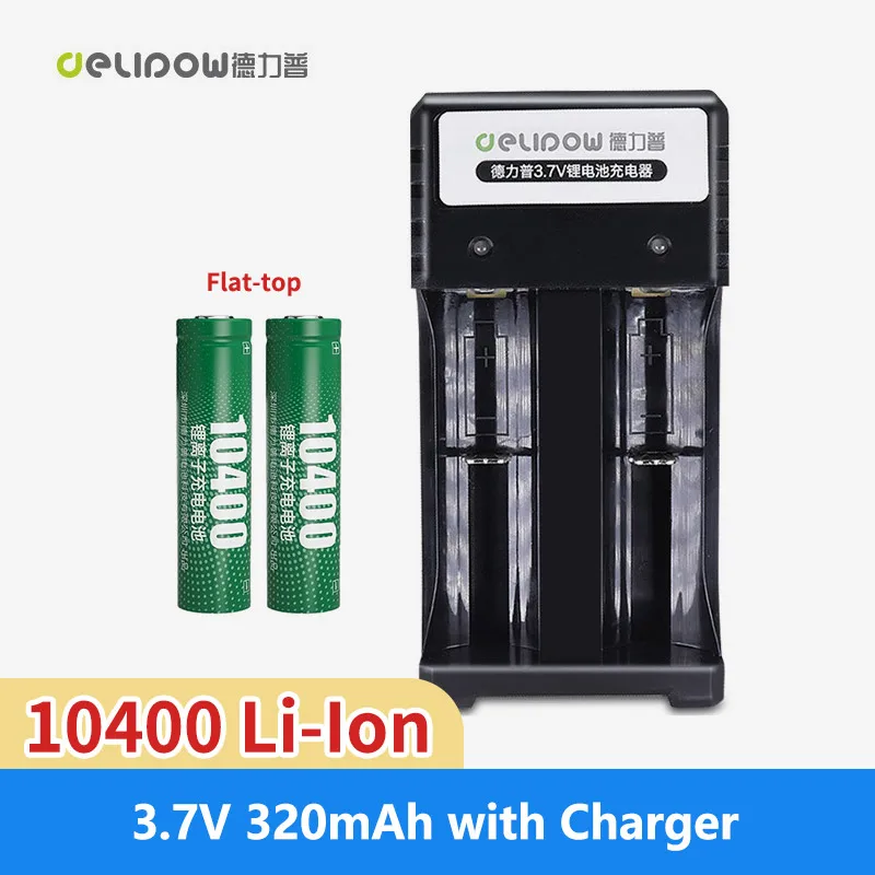 2-4pcs 100% New Original Delipow 10400 battery 3.7v 3C 320mAh 10400 ...