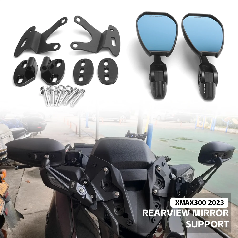 Motorcycle-Accessories-Rearview-Rear-View-Mirrors-Glass-Back-Side ...