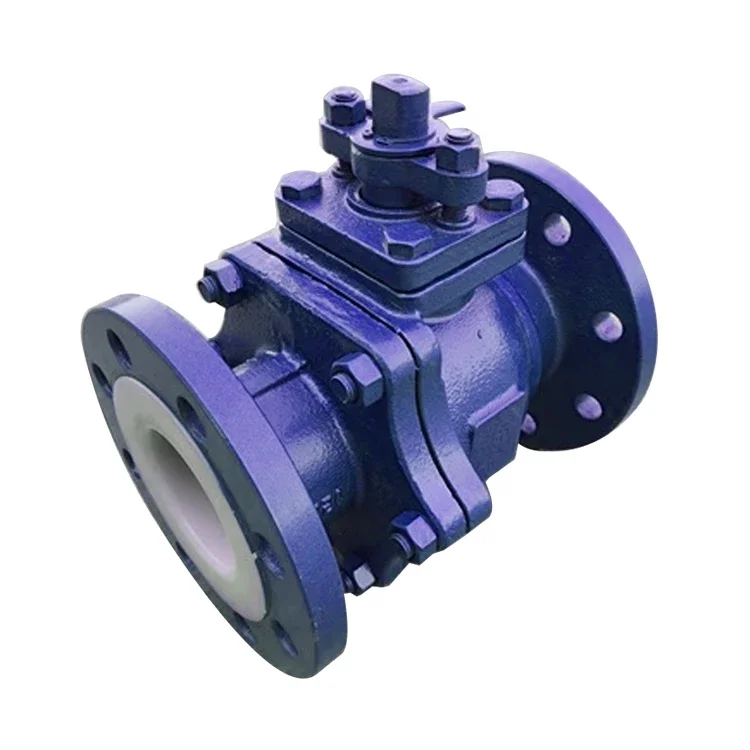 For-SONGO-DN65-PN16-2-5-inch-Q41F-16C-WCB-flange-connected-PTFE-lining ...