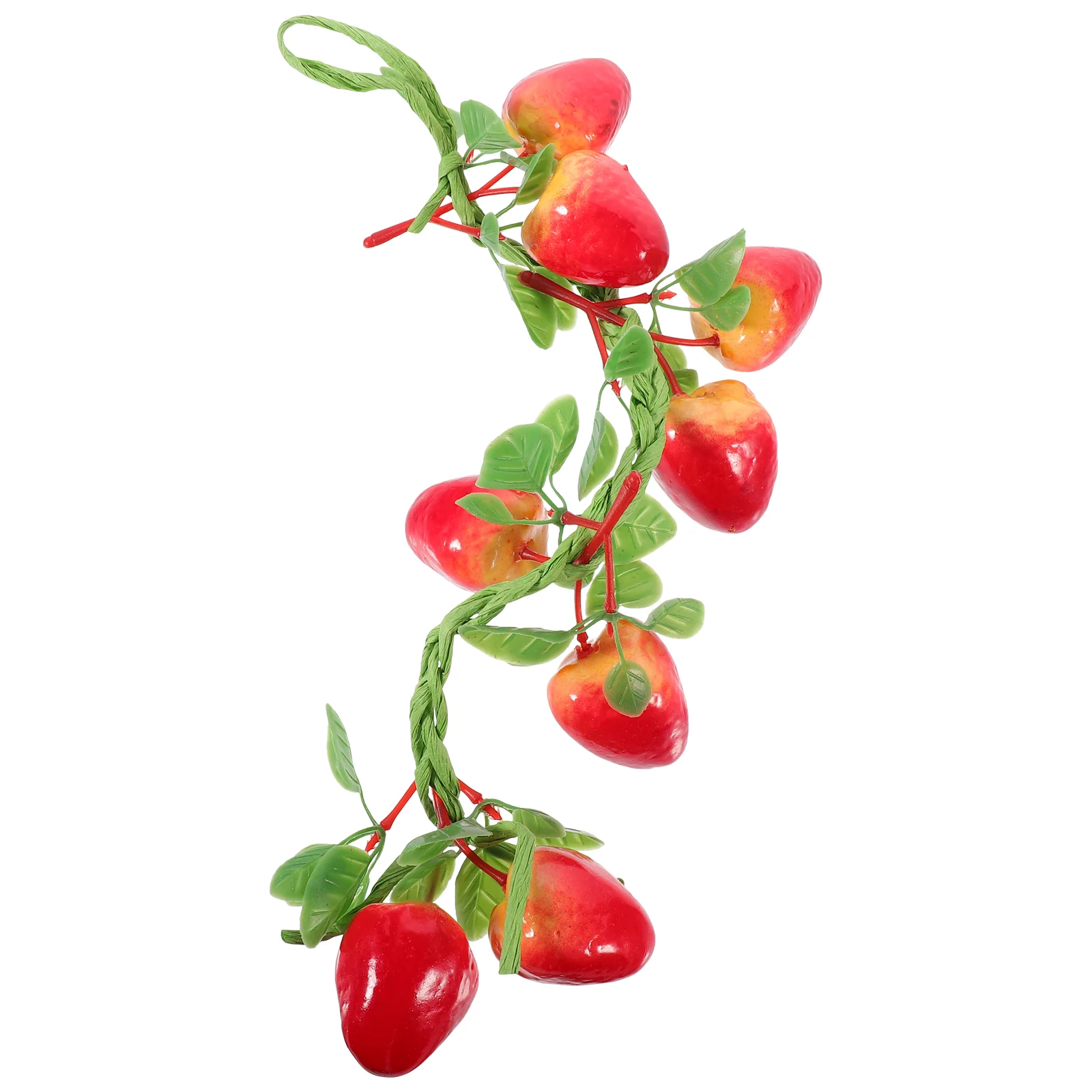 Fake-Fruit-Strawberry-Vine-Bunch-Realistic-Strawberry-Bunch-Vine ...