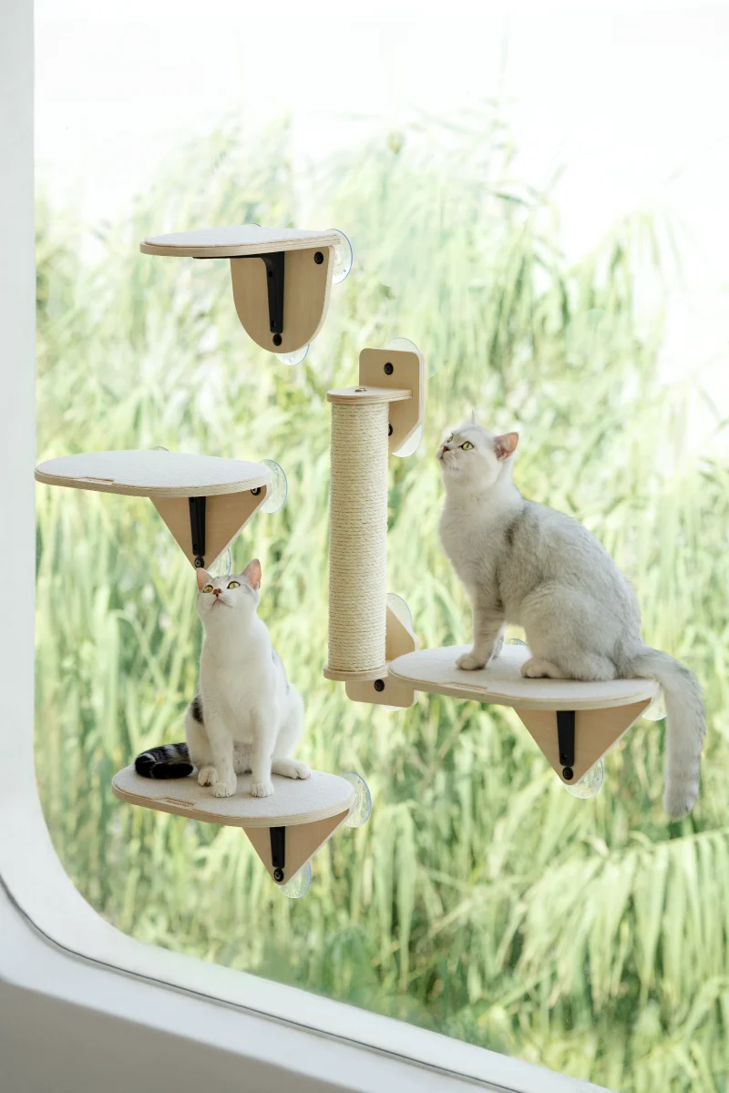 Mewoofun Air Cat Climbing Frame Cat Window Jumping Climbing Platform ...