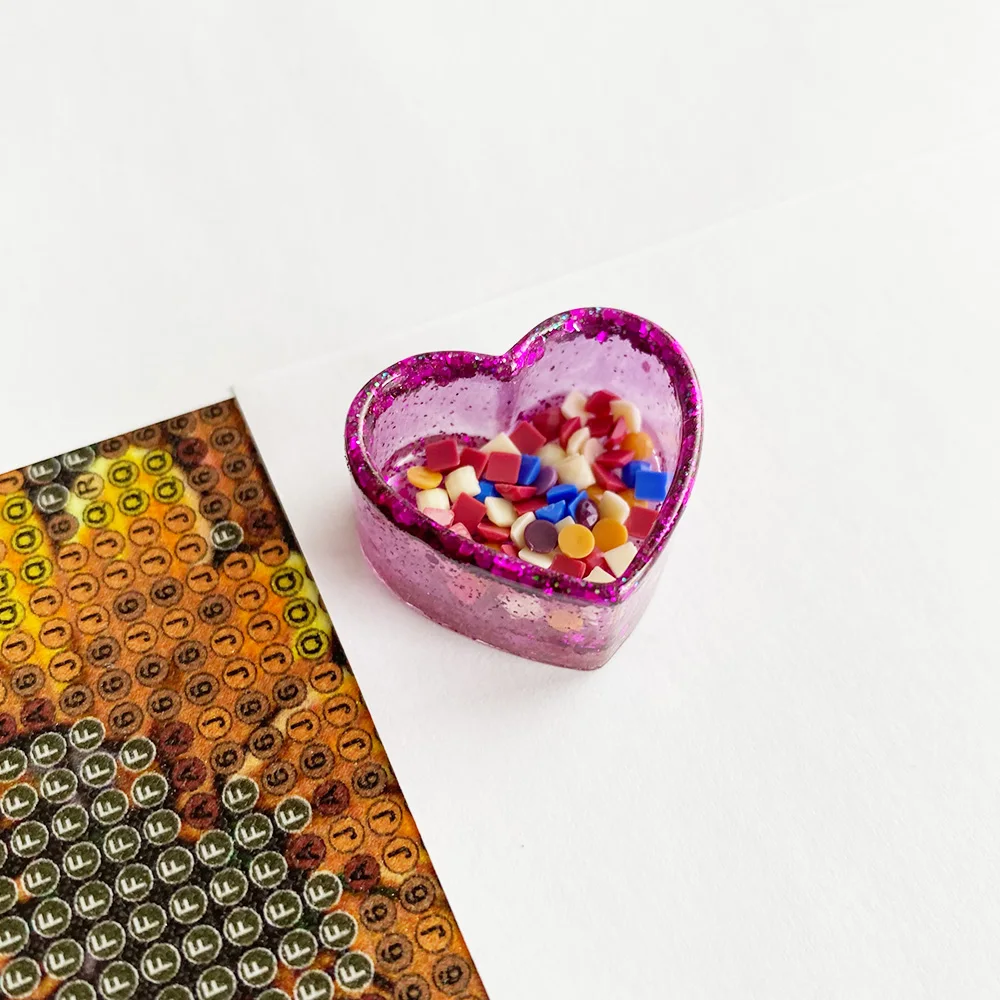 Purple-Heart-Magnet-Cover-Minder-Container-for-Trash-Drills-Diamond ...