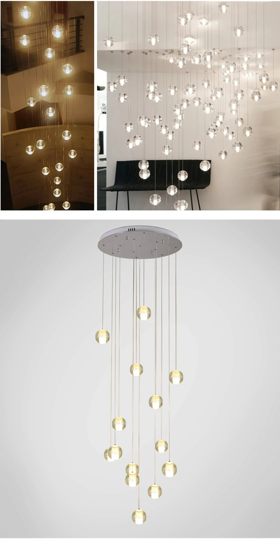 NYRA Crystal Ball Drop Chandelier – NYRALONDON