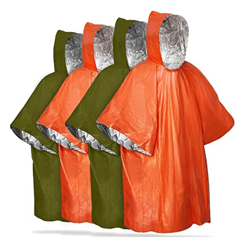 Outdoor-Emergency-Raincoat-Reflective-First-Aid-Poncho-Riding-Cloak ...