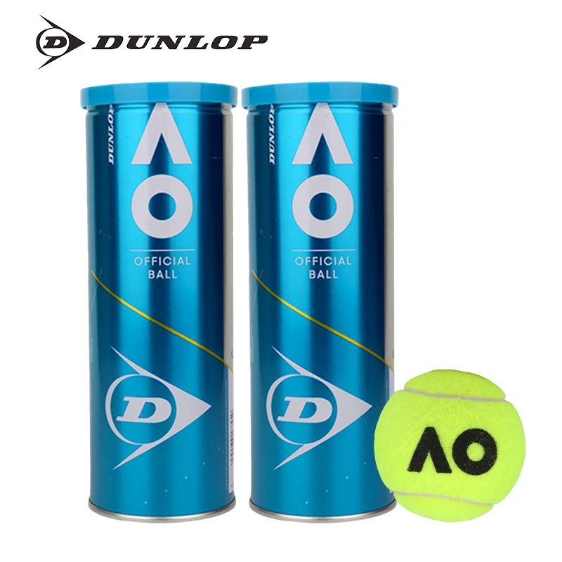Dunlop Ao Australiano Aberto Bola De Tênis Tubo De Lã Irlandesa ...