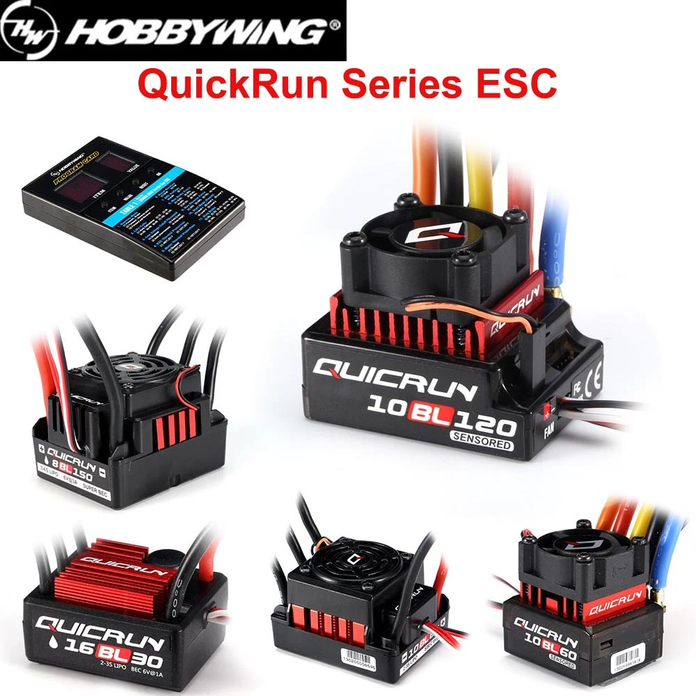 Hobbywing QuicRun Brushless ESC WP 16BL30 10BL60 8BL150 Sensored 10BL60 ...