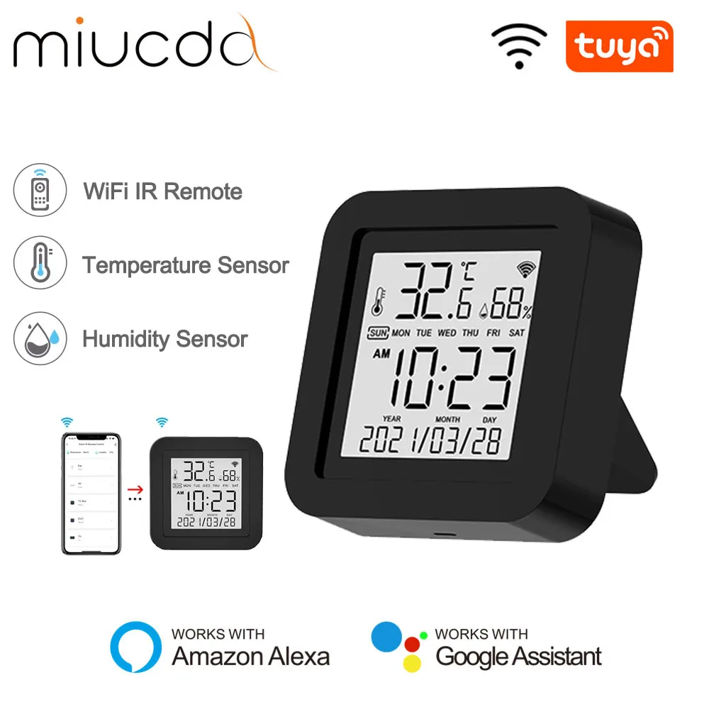 MIUCDA-Tuya-WiFi-Temperature-Humidity-Sensor-Smart-Home-Life-Remote ...