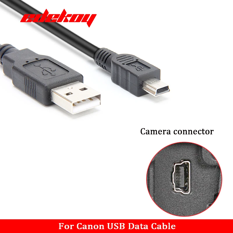 Canon-usb-cable-mini5p-T-port-USB-Data-Transfer-Cable-Cord-Lead-Wire ...