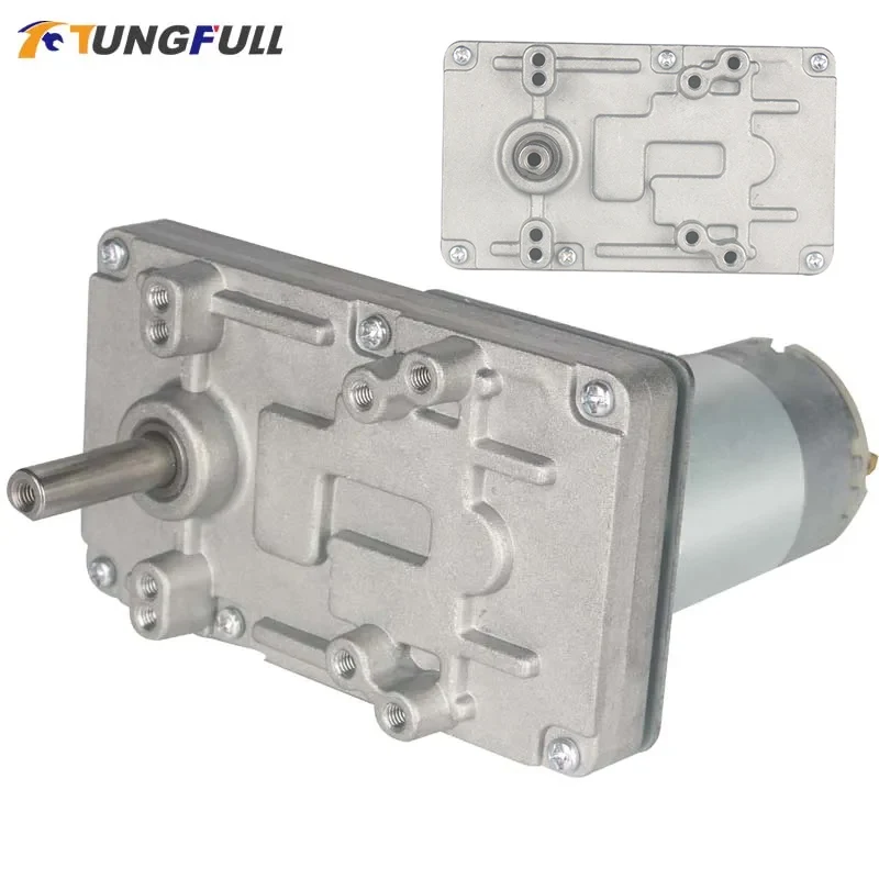 DC12V-24V-45-200RPM-High-Torque-Electric-DC-Worm-Gear-Box-Motor ...