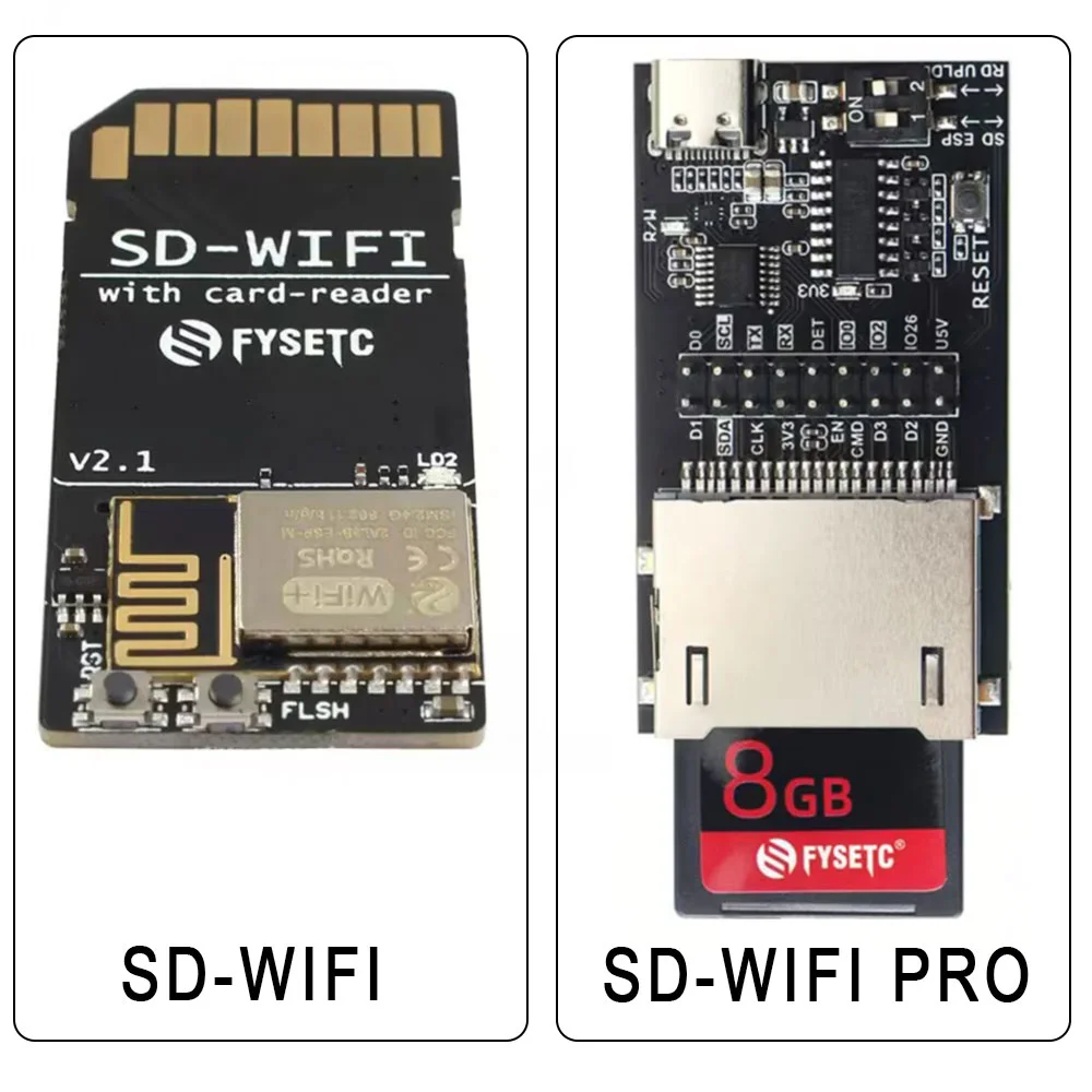 FYSETC SD-WIFI Pro Card-Reader โมดูล Run ESP WebDev Onboard USB To Serial ชิปไร้สายสำหรับ S6 f6 ...