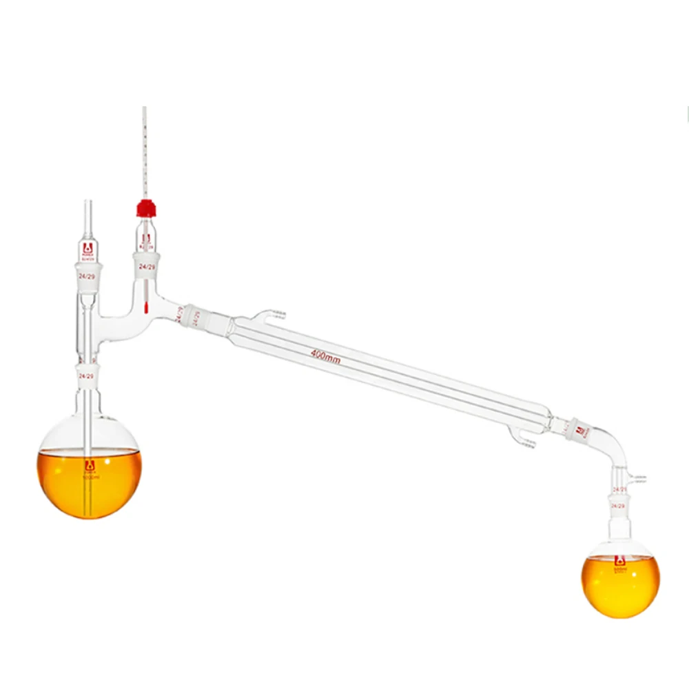 Glass vacuum distillation unit Vacuum distillation Reflux device ...