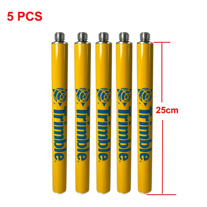 5PCS-25cm-Surveying-Extension-Pole-Prism-Antenna-Extend-Section-For ...
