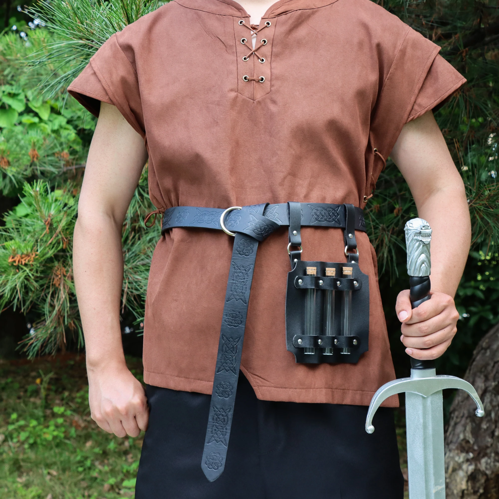 2024-New-Fashion-Adult-Adjustable-Waist-Belt-with-Potion-Bottle-Belt ...