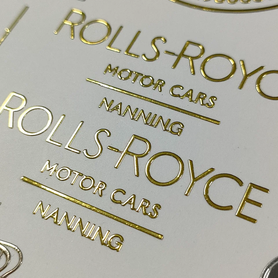 Unique-shiny-logo-print-pattern-personalized-custom-text-luxury-rose ...