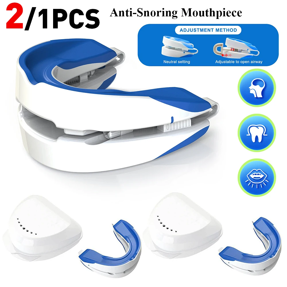 2-1PCS-Anti-Snoring-Mouthpiece-Adjustable-Night-Time-Teeth-Mouthguard ...