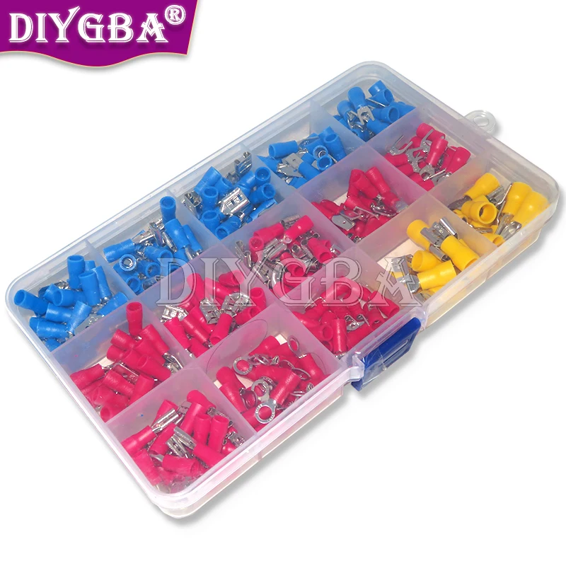 280PCS-Set-Cable-Lugs-Assortment-Kit-Wire-Flat-Female-And-Male ...