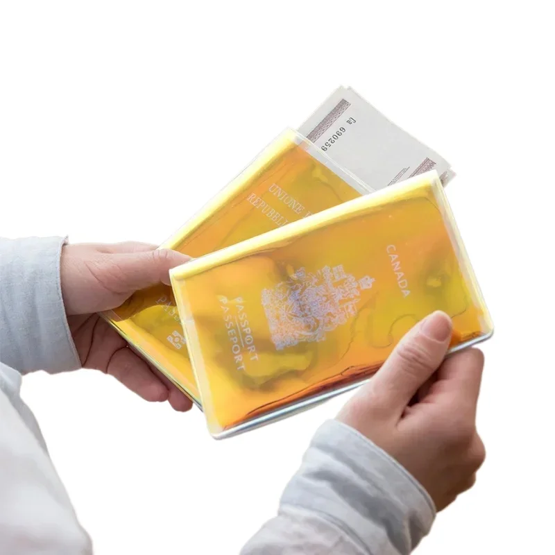 Transparent Frosted Passport Holder Protector for International Travel ...