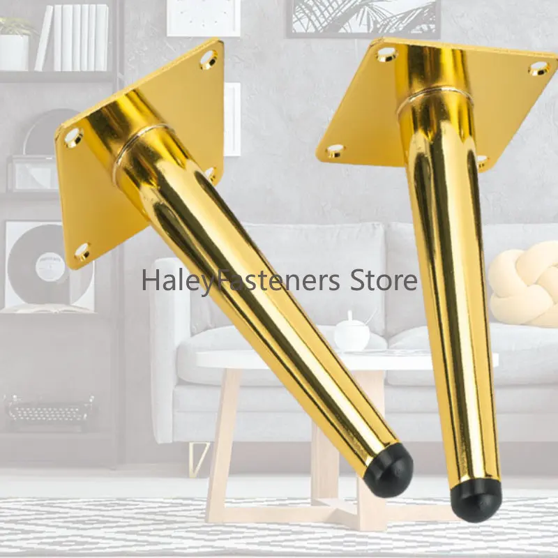 10-35CM-Metal-furniture-support-leg-Gold-Tapered-Leveling-feet-for-Sofa ...