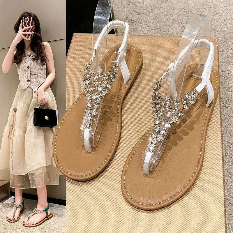 Summer-New-Flat-Transparent-Rhinestones-Pintoe-Women-s-Sandals-Fashion ...