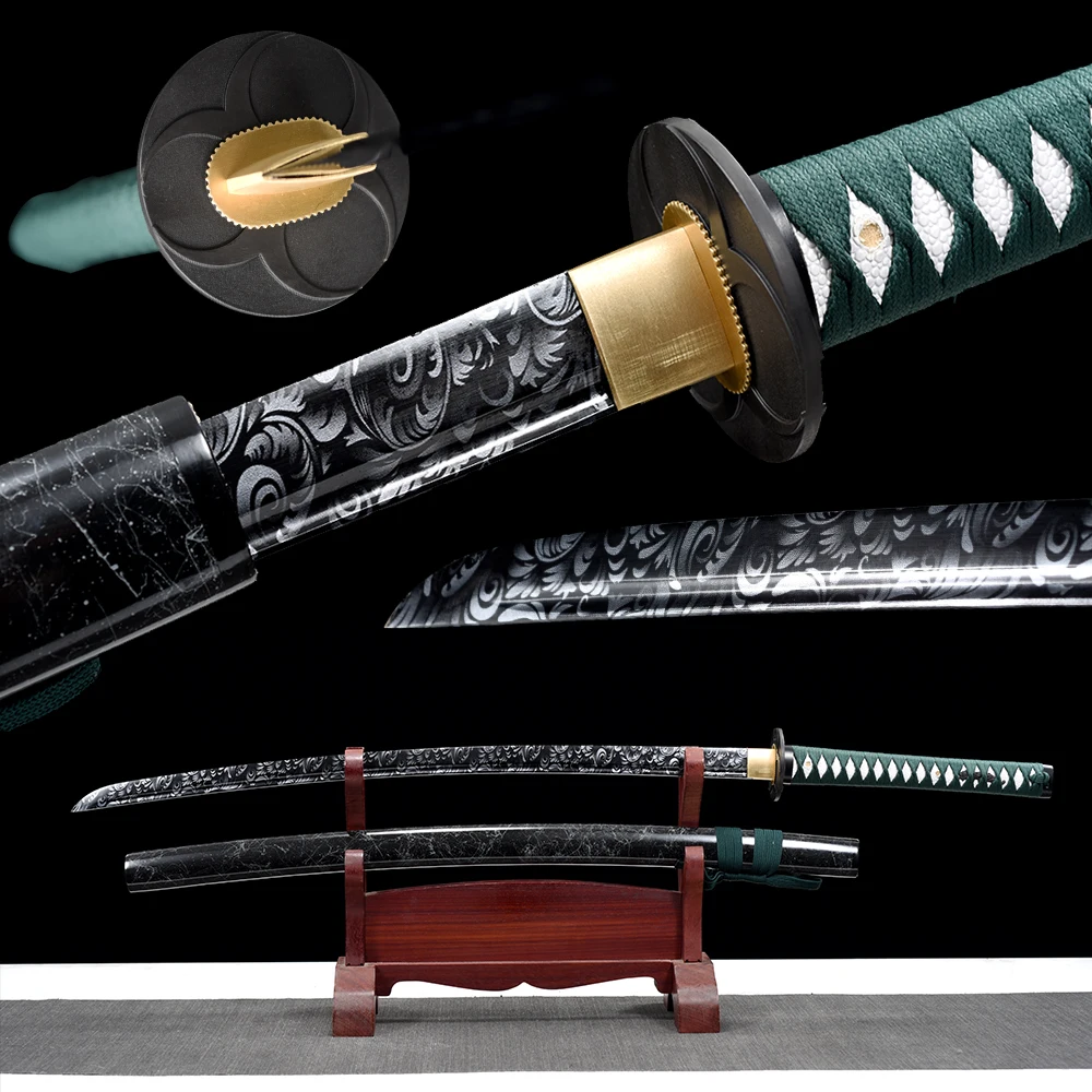 Traditional Sword Plastic Blade Full Tang Japanese Swords Katana No ...