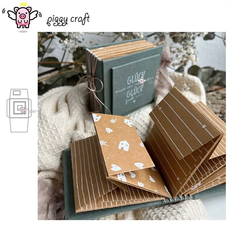 Metal-Piggy-Craft-Corte-Morre-Cortar-o-molde-Selo-Envelope-Scrapbook ...