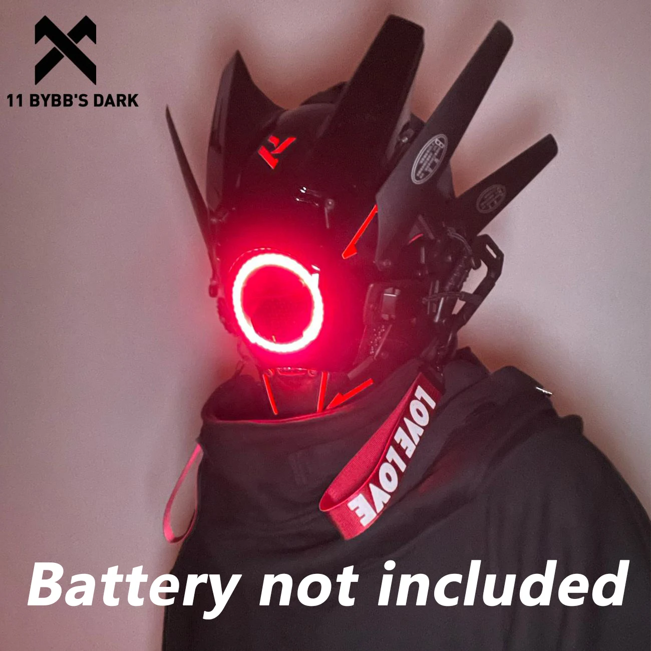 11 BYBB'S DARK Hip Hop Streetwear Patchwork Halloween Face Mask With ...