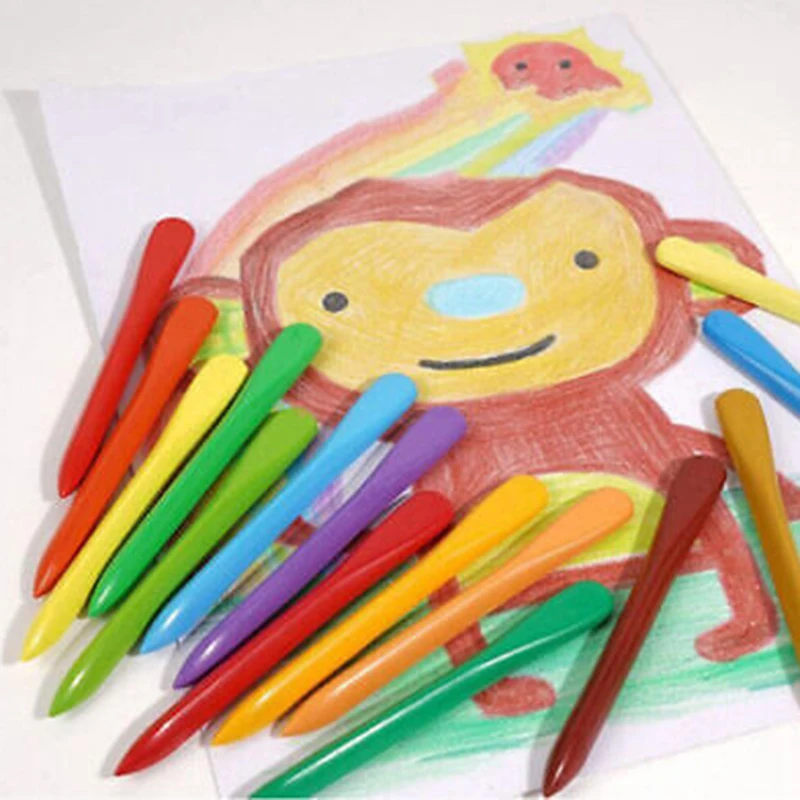 36-Colors-Children-Painting-Color-Pen-Crayons-Organic-Paint-Drawing-Set ...