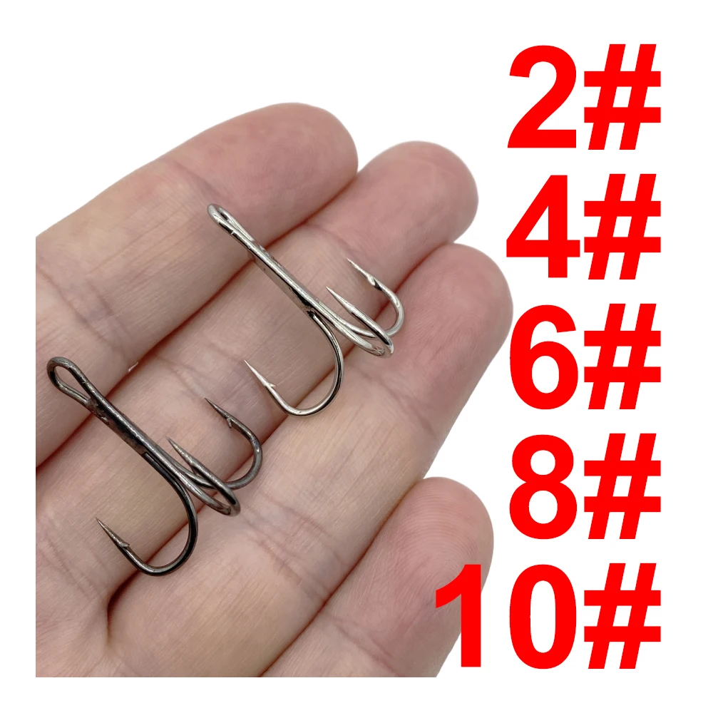2-4-6-8-10-three-hooks-Lure-anchor-fish-sea-fishing-Three-claw-anchor ...