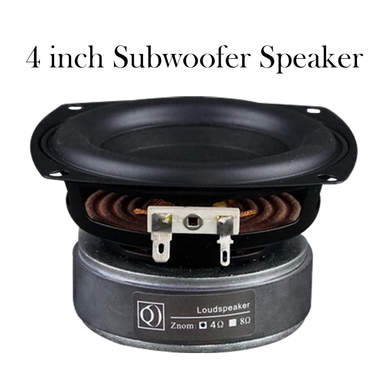4-Inch-Subwoofer-Speaker-Woofer-Unit-4-8-Ohm-40W-Home-Theater-Computer ...