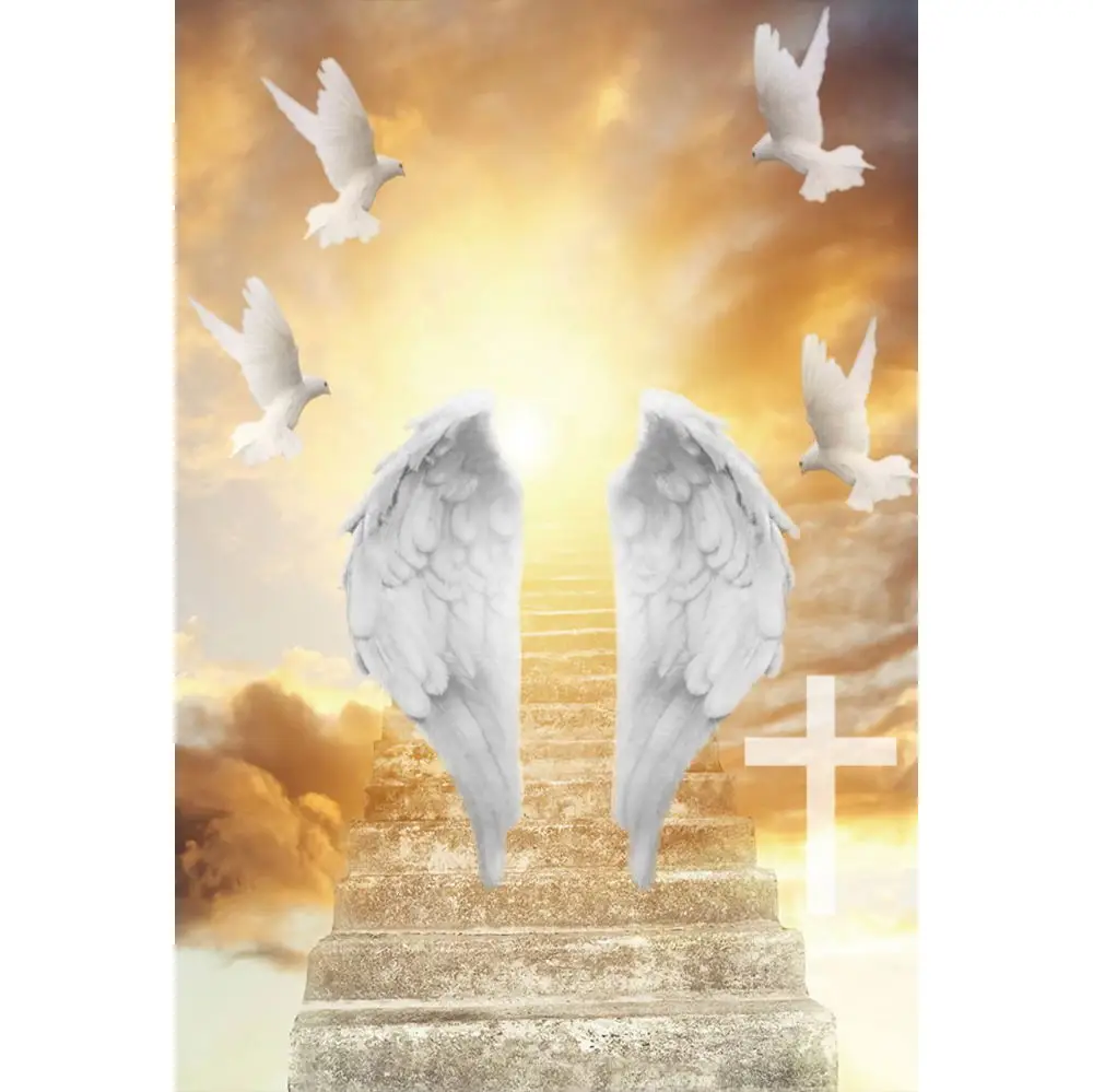 Heavenly Angel Wings Background