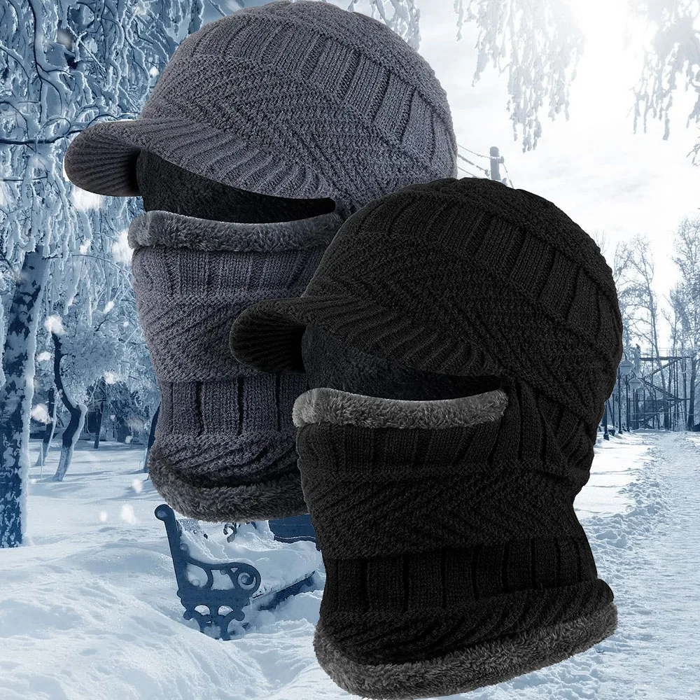 Balaclava-de-l-tricotada-para-homens-e-mulheres-bon-de-neve-unissex ...