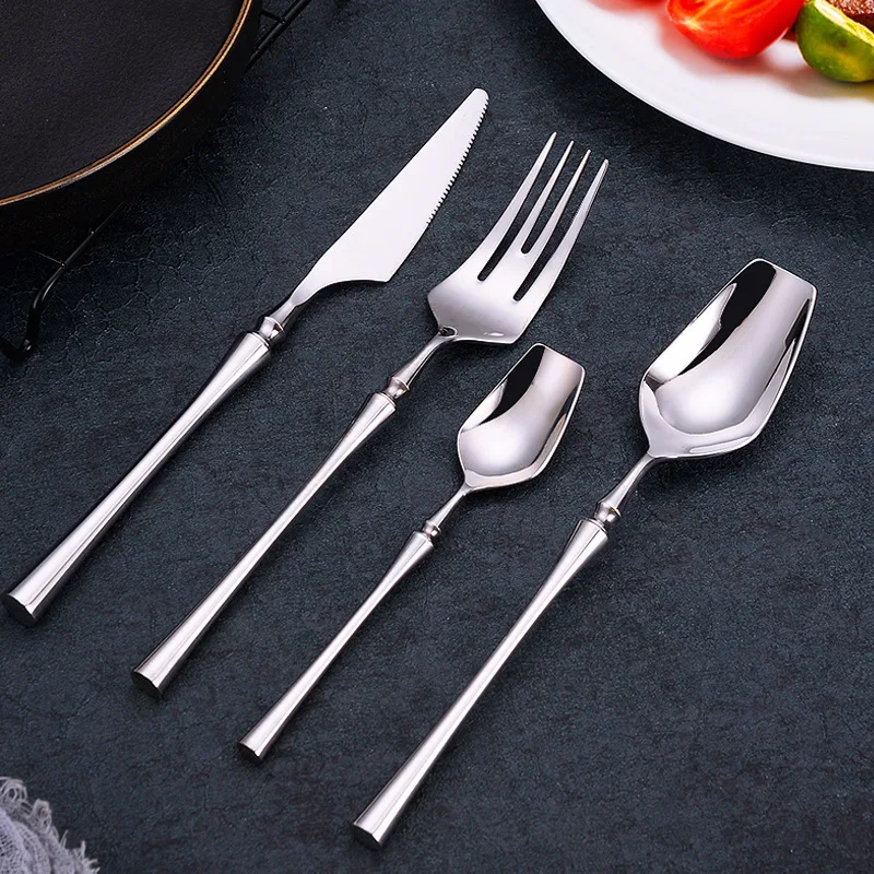 304 Stainless Steel Dinnerware Set | Complete Stainless Steel Cutlery ...