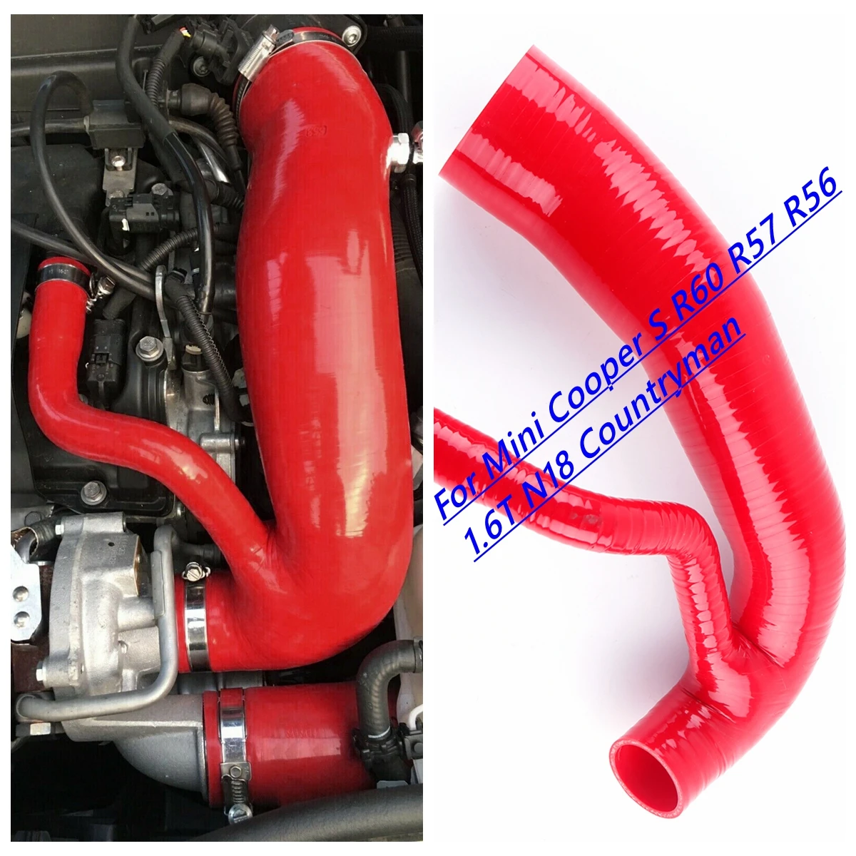 For-Mini-Cooper-S-R60-R57-R56-1-6T-N18-Countryman-Air-Intake-Inlet-Hose ...