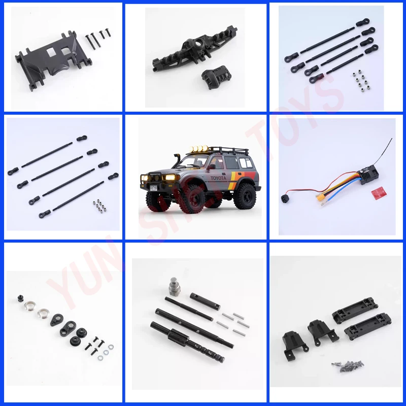 Fms Fcx10 Lc80 Remote Control Car Accessories Gearbox Chassis Pull Rod ...