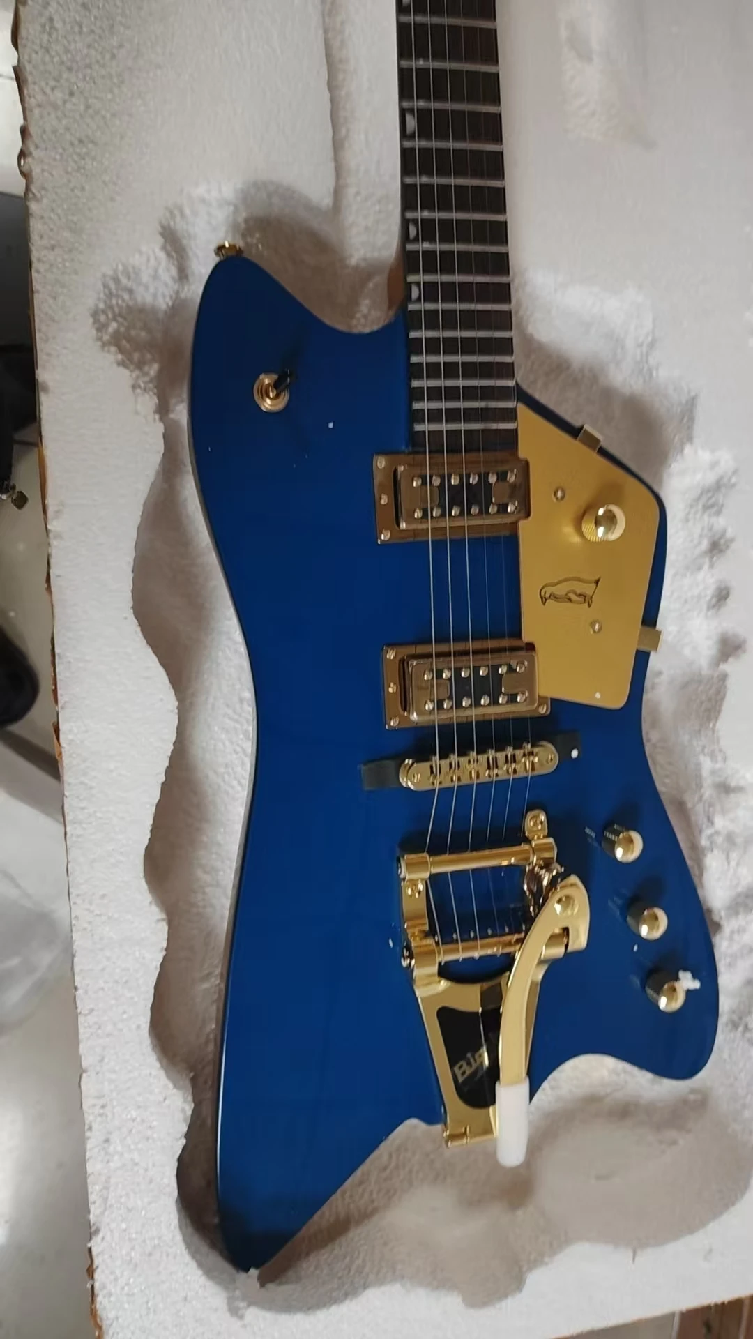 6199TW Billy Bo Jupiter Fire Thunderbird Western Orange Электрогитара с ...