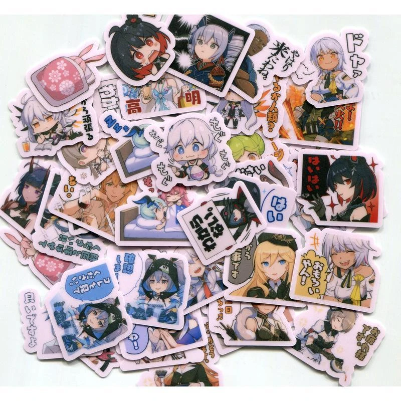 Honkai Impact 3 Stationery Stickers Anime Elysia Raiden Mei Sticker ...