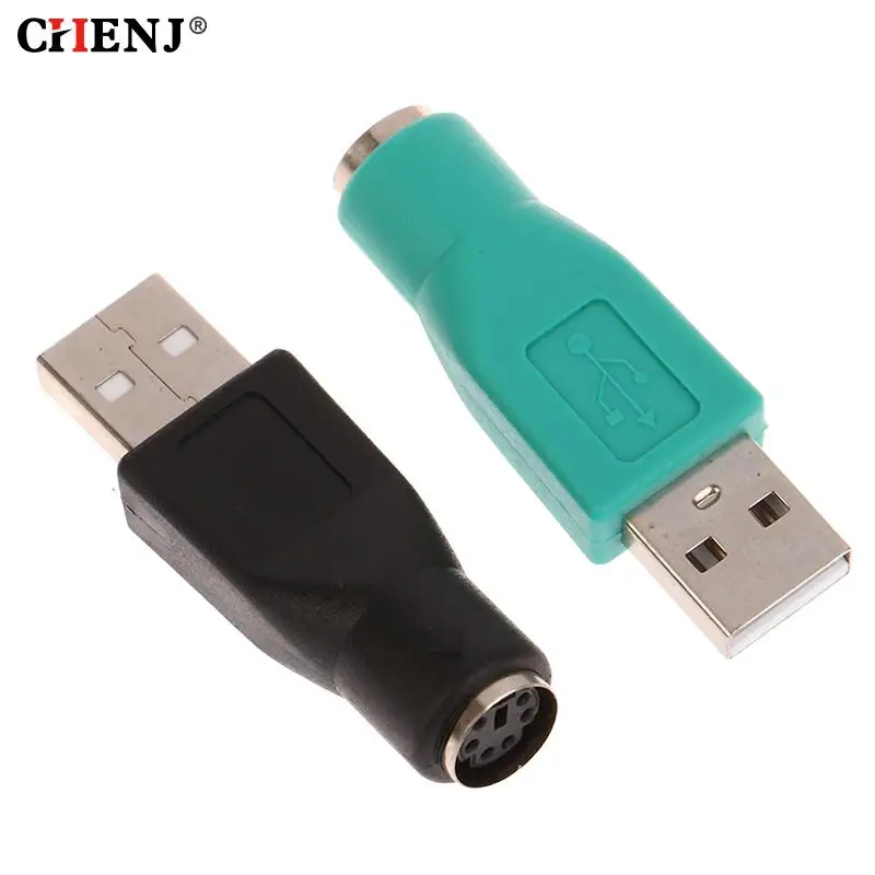 1pc USB Male To PS2 PS/2 Female Adapter For Computers PC Laptop Mouse ...