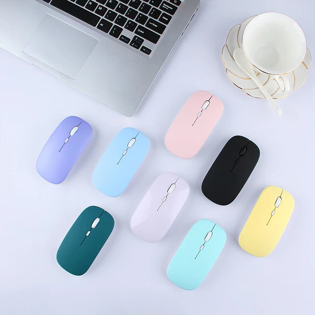 Wireless Bluetooth Mouse Portable Silent Ergonomic Mice For Laptop iPad ...