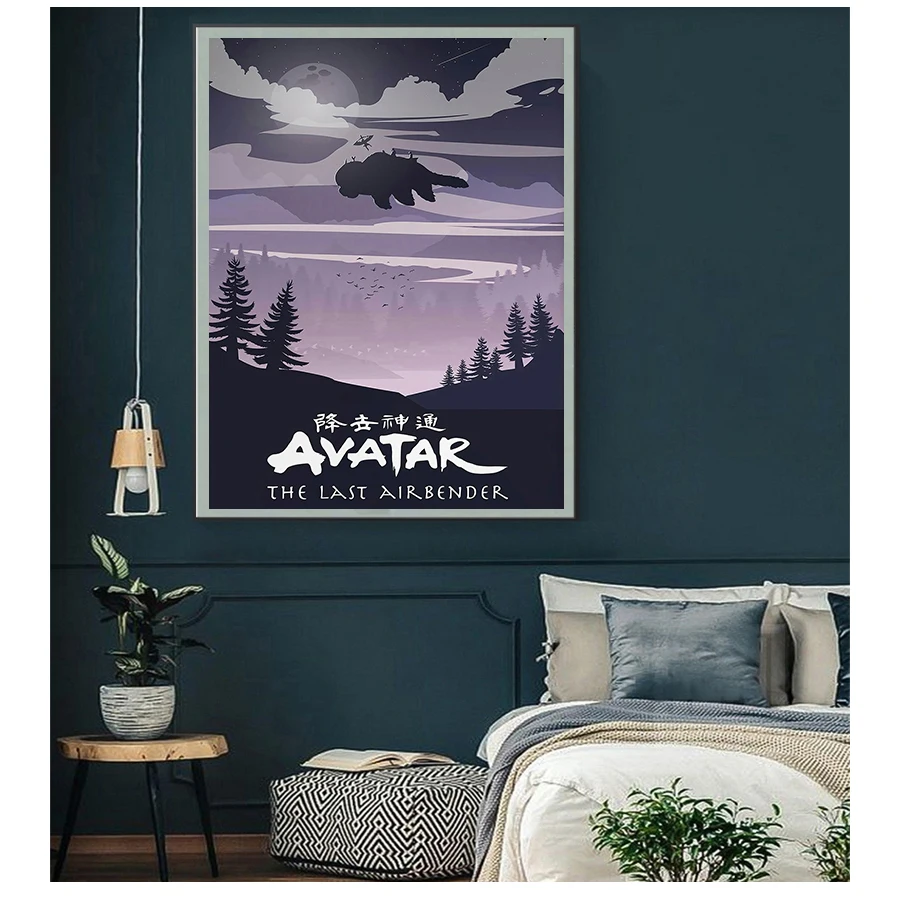 Avatar-Wall-Art-Canvas-Painting-Minimalist-Art-Poster-Wall-Picture ...